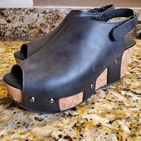 Volatile | Shoes | Black Volatile Sling Backs | Poshmark